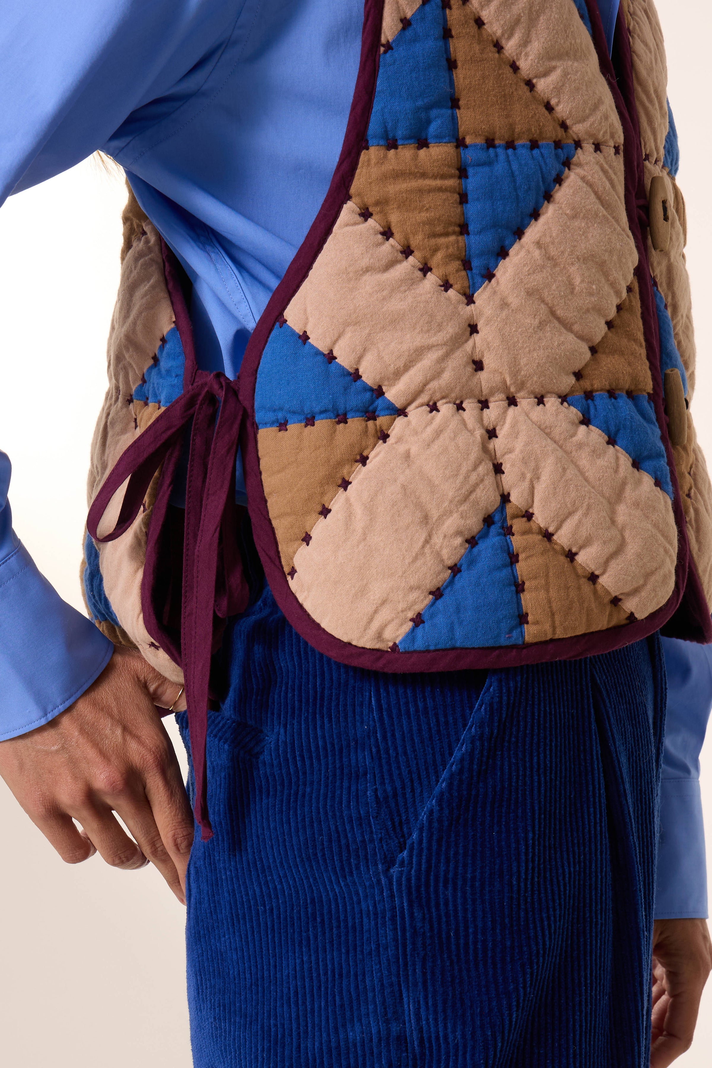 Gilet Velia Losange | Leon & Harper